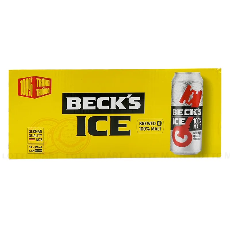 Thùng 24 Lon Bia Beck's Ice 330ml/Lon