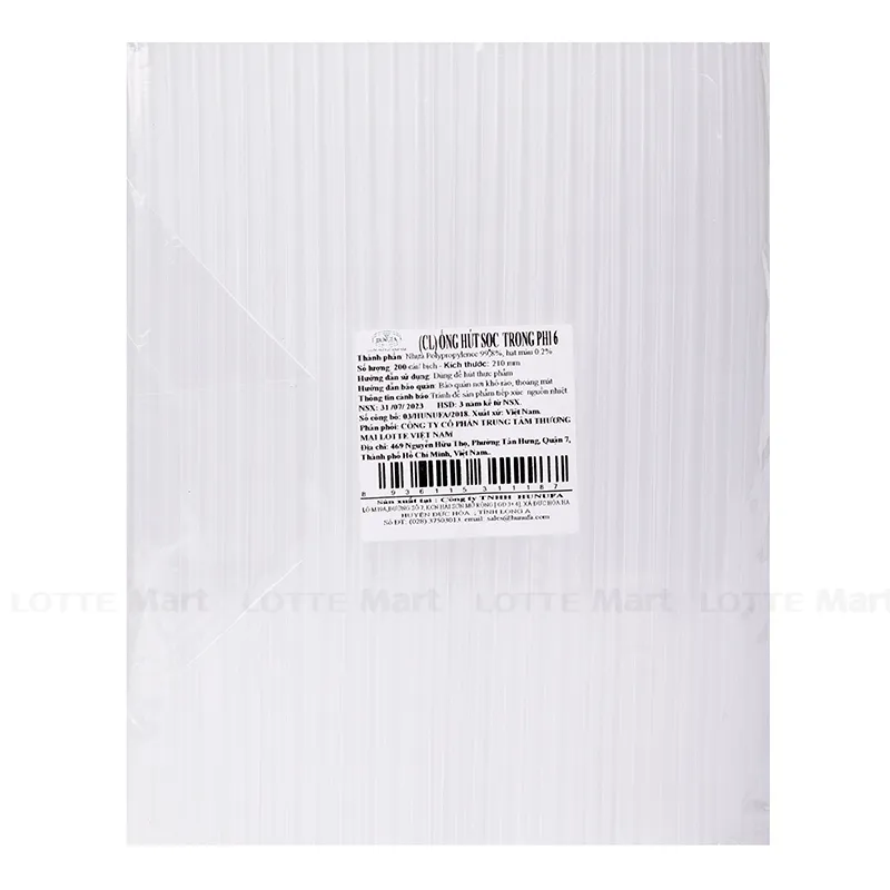 Ống Hút Thẳng Trong Choice L Phi 6 Gói 200 Cái