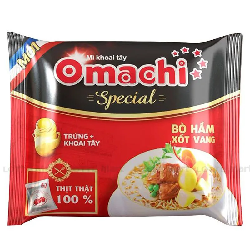 Mì Omachi Special Xốt Bò Hầm 92G