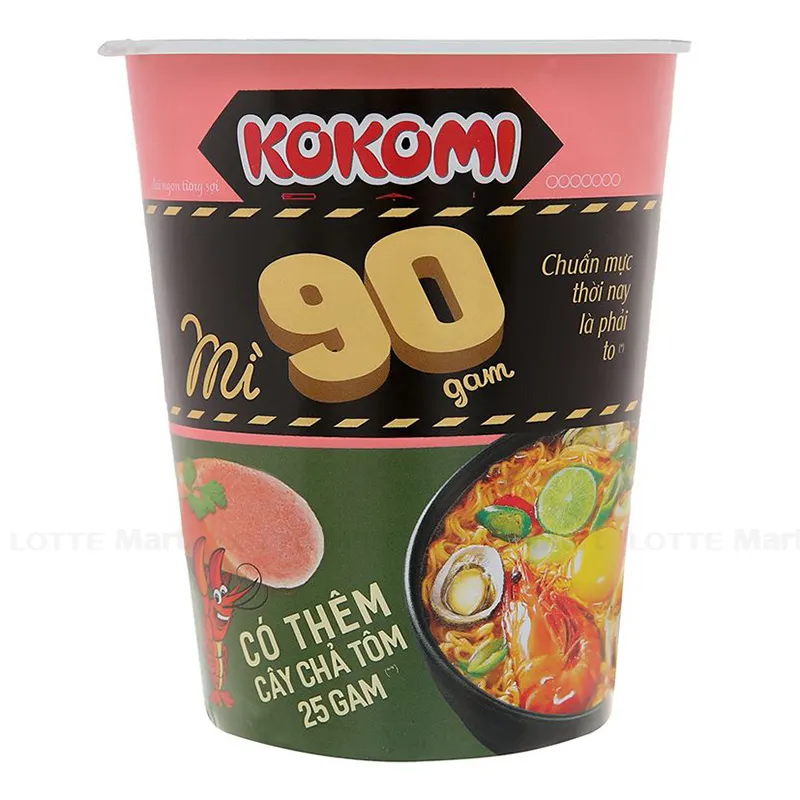Mì Kokomi Đại Vị Tôm Chua Cay Ly 90g