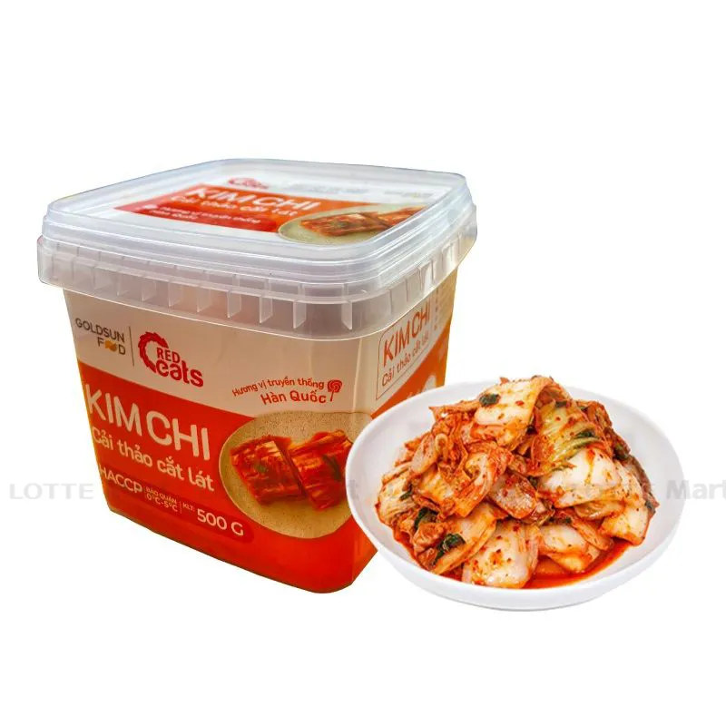 Kim Chi Cải Thảo Cắt Lát Goldsun Hộp 500g