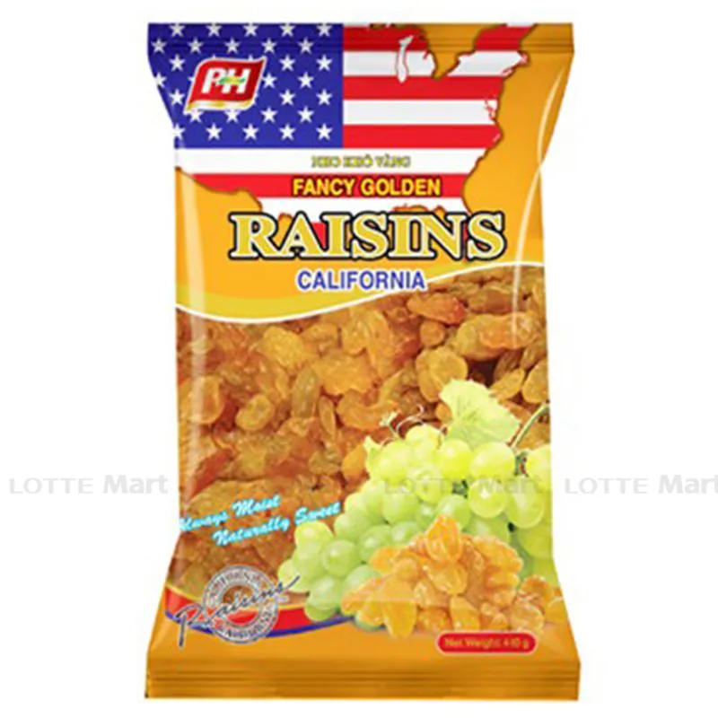Nho Khô Vàng Lion Raisins Gói 410G (Giao Mẫu Bao Bì Ngẫu Nhiên)