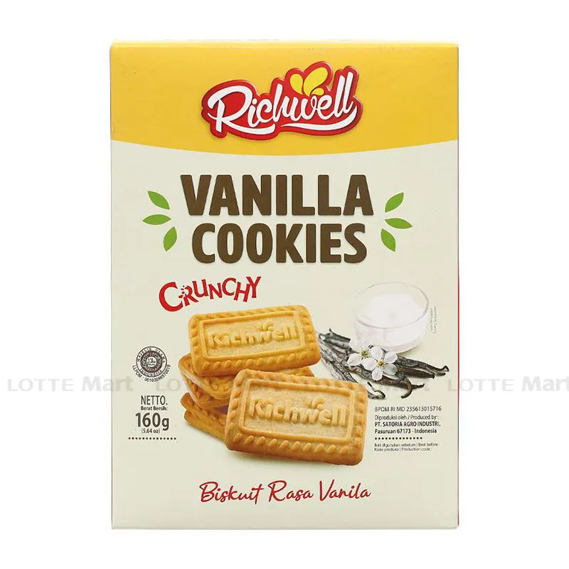 Bánh Quy Vị Vanilla Richwell Hộp 160g