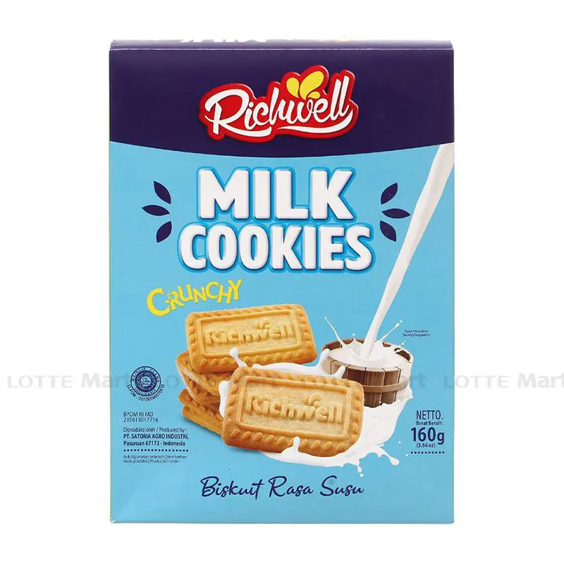 Bánh Quy Vị Sữa Richwell Hộp 160g