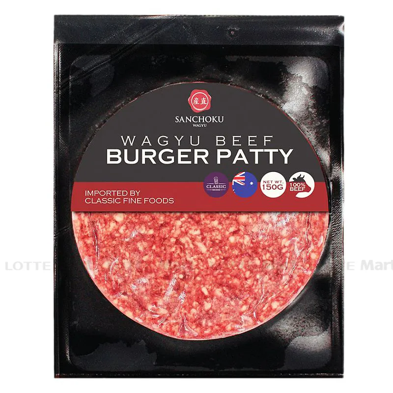 Thịt Bò Xay Đông Lạnh Sankochu Wagyu Burger Patty 150g (ea)