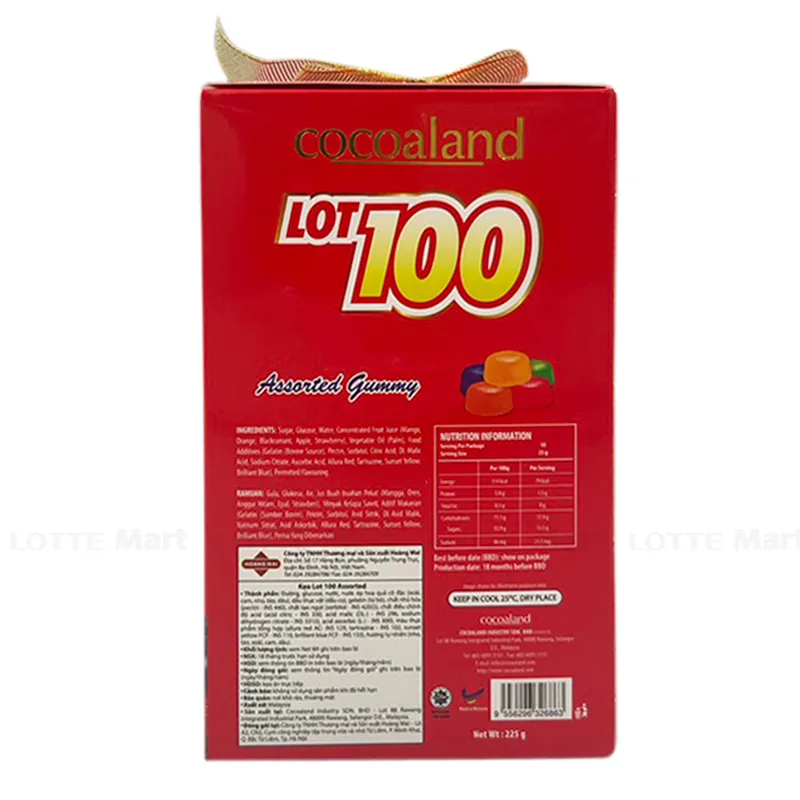Kẹo Lot100 Tổng Hợp 225G