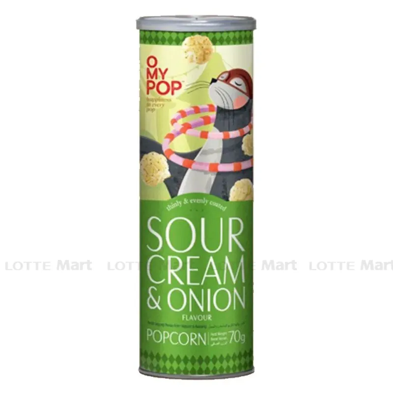 Snack Bắp Rang O My Pop Vị Hành Và Kem Chua 70g
