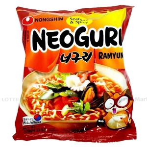 Mì Neoguri Hải Sản Cay Gói 120G