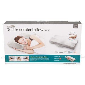 Gối Memory Foam 50D Lock&Lock HLW114 62x34x10cm - Trắng