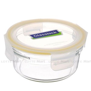 Hộp Thủy Tinh Glasslock Tròn Nắp Kín V-lock 350ml