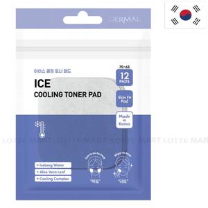 Toner Pad Dermal Ice Cooling Làm Dịu Da Gói 12 Miếng
