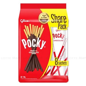 Bánh Que Pocky Vị Chocolate Gói 176g