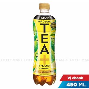 Trà Ô Long Tea+ Plus Vị Chanh Chai 450ml