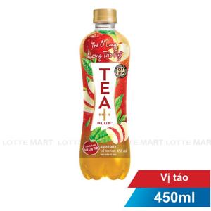 Trà Ô Long Tea+ Plus Vị Táo Fuji Chai 450ml