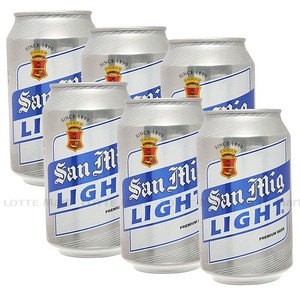 Bia San Miguel Light Lốc 6 Lon x 330ml
