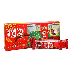 Hộp Bánh Xốp Phủ Sôcôla Sữa Nestlé Kit Kat 102G (6 Thanh)