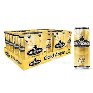 Lốc 24 Lon Nước Táo Lên Men Strongbow Apple Ciders Gold Lon 330ml