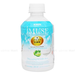 Nước Sữa Chua Kirin Imuse Vị Chanh Chai 280Ml