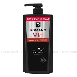 Dầu Gội Nước Hoa Romano Vip Passion Chai 830G