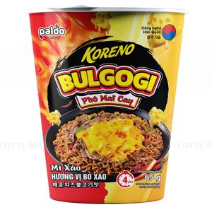 팔도 코레노 매운치즈불고기맛 볶음컵라면 65G