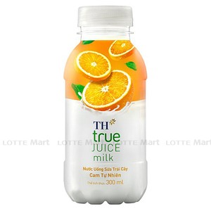 Nước Uống Sữa Trái Cây TH True Juice Milk Cam Tự Nhiên Chai 300ml