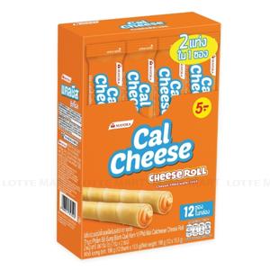 Bánh Quế Cal Cheese Cheese Roll Kem Phô Mai Hộp 186G