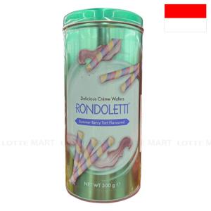 Rondoletti Summer Wild Strawberry Cream Wafer Rolls 300G