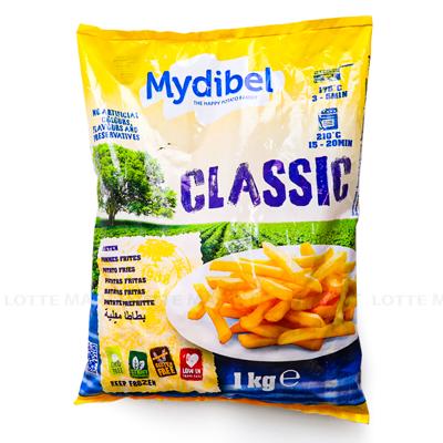 Khoai Tây Cắt Sợi Dài Đông Lạnh Mydibel Gói 1KG