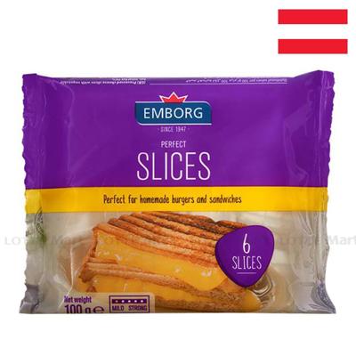 Phô Mai Lát Emborg Perfect Slices Gói 100g