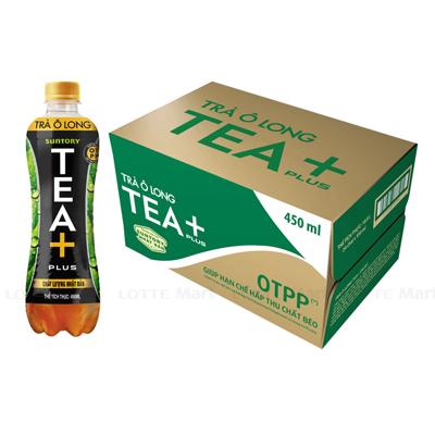 Trà OLong Tea Plus Thùng 24 Chai 455ml