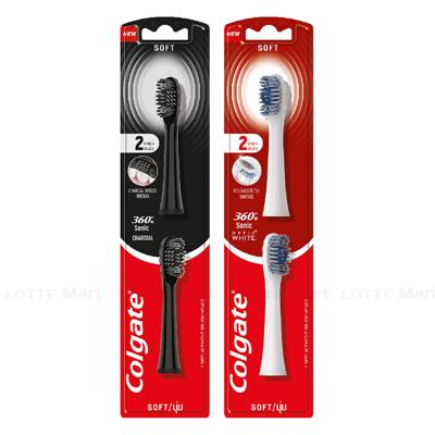 Bộ 2 Đầu Bàn Chải Điện Colgate Sonic 360 Charcoal