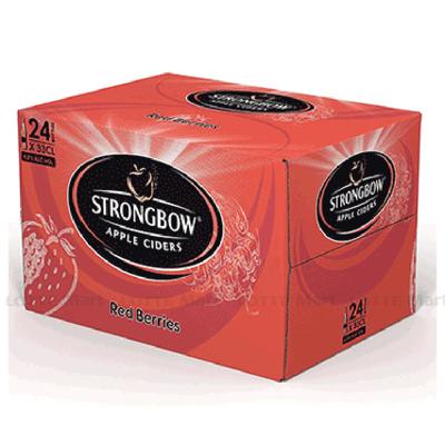 Strongbow red berries 330ML (Thùng 24 chai)