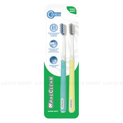Bàn Chải Đánh Răng Oral Clean Caress Dual Soft Bộ 2 Cây