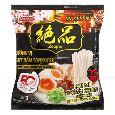 Mì Zeppin Thịt Hầm Tonkotsu Gói 84G