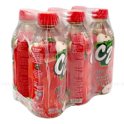 Lốc 6 Trà Xanh Hương Táo C2 Chai 355ml