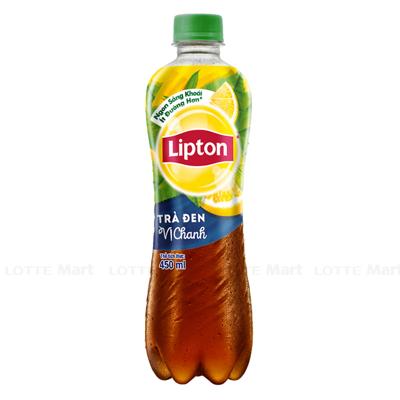 Trà Lipton Đen Hương Chanh Chai 450ML