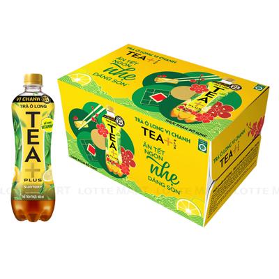Trà Ô Long Vị Chanh Tea Plus Thùng 24 Chai 450ml