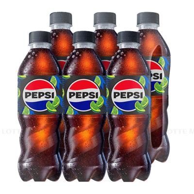 Nước Ngọt Pepsi Zero Không CaloChanh Chai 390ml x Lốc 6 Chai