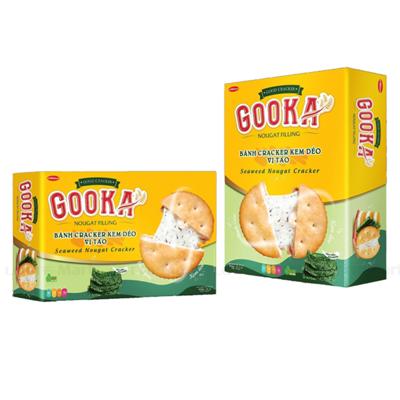 Bánh Cracker Gooka Nougat Rong Biển Hộp 360G