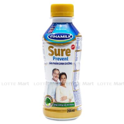 Sữa Dinh Dưỡng Vinamilk Sure Prevent Gold Chai 200ML