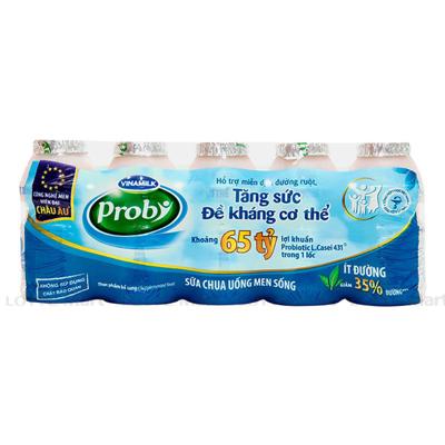 Sữa Chua Uống Vinamilk Probi Ít Đường Lốc 5 Chai 65ml