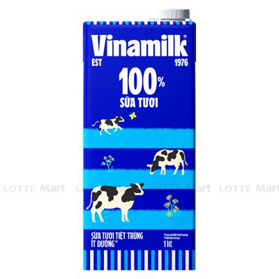 Vinamilk Pasteurized Fresh Milk Less Sugar, 1L Box