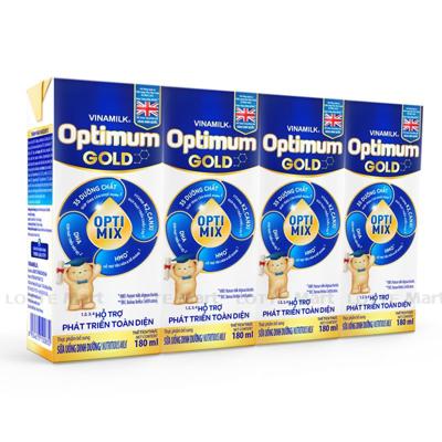 Sữa Dinh Dưỡng Vinamilk Optimum Gold Lốc 4 Hộp 110ml