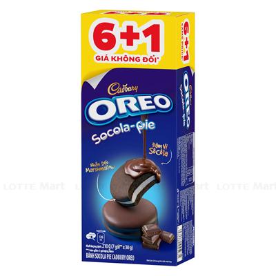 Bánh Socola Pie Cadbury Oreo Hộp 180g (6 Gói x 30G)