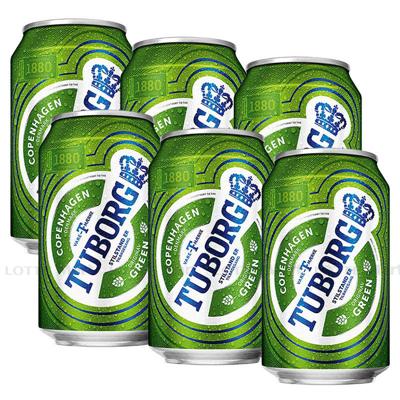 Lốc 6 Lon Bia Tuborg 330ml