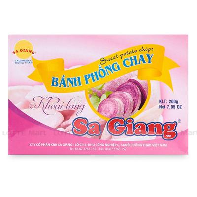 Bánh Phồng Tôm Chay Khoai Lang Sa Giang 200G