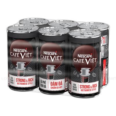 Cà Phê Đen Uống Liền NESCAFE Café Việt Lon 170 ml
