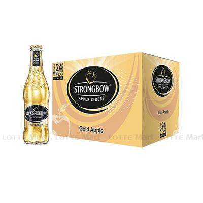Nước Táo Lên Men Strongbow Gold Apple 4.5% ABV Thùng 24 Chai x 330ml