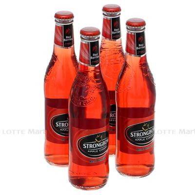 Lốc 4 Chai Nước Táo Lên Men Strongbow Apple Ciders Red Berries 330ml/Chai