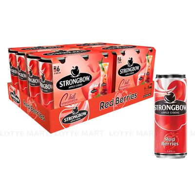 Nước Trái Cây LÊn Men Strongbow Vị Red Berries 330ml x Lốc 24 Lon